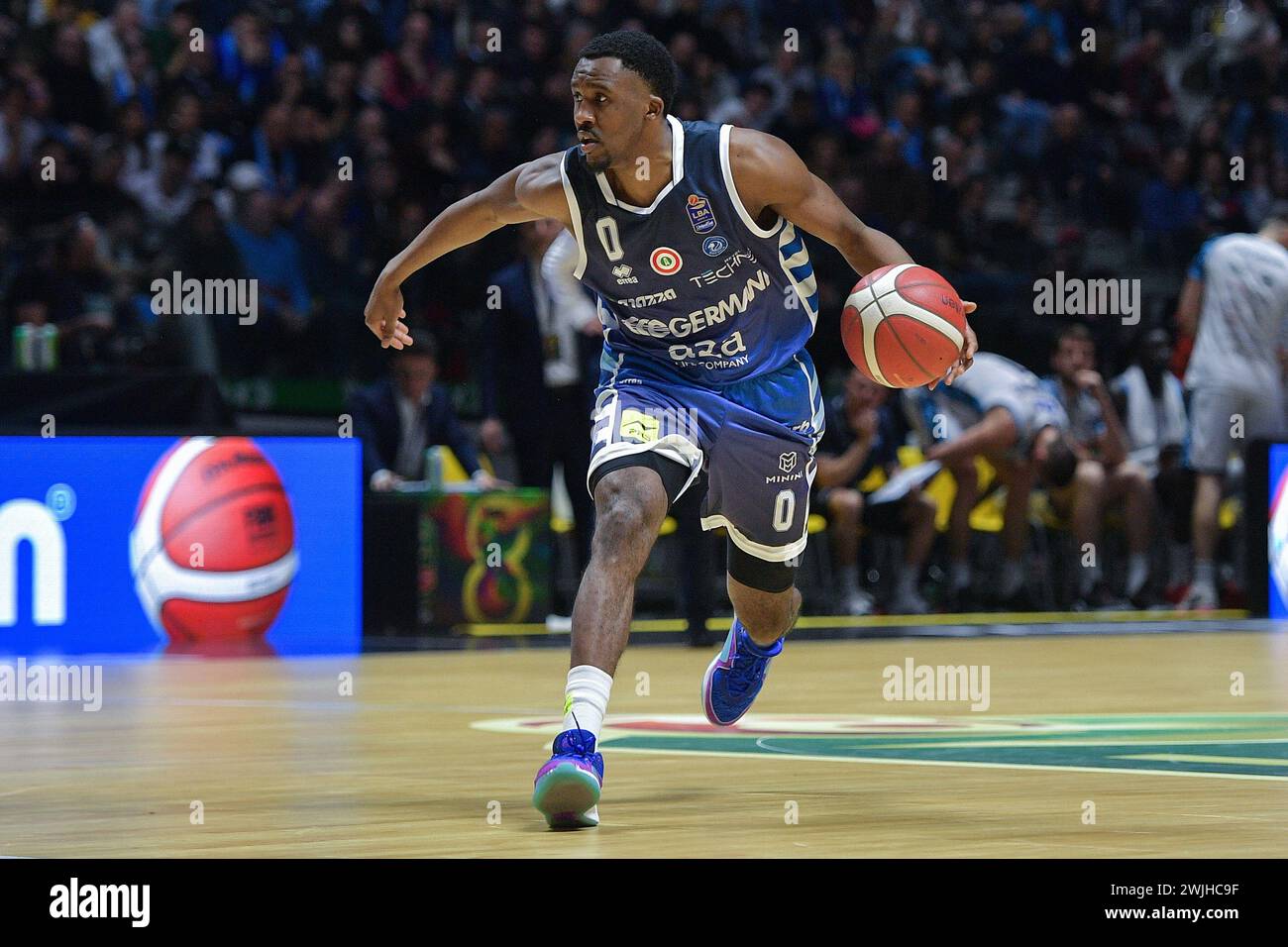 Torino, Italia. 15th Feb, 2024. Germani Brescia Semaj Christon plays in ...