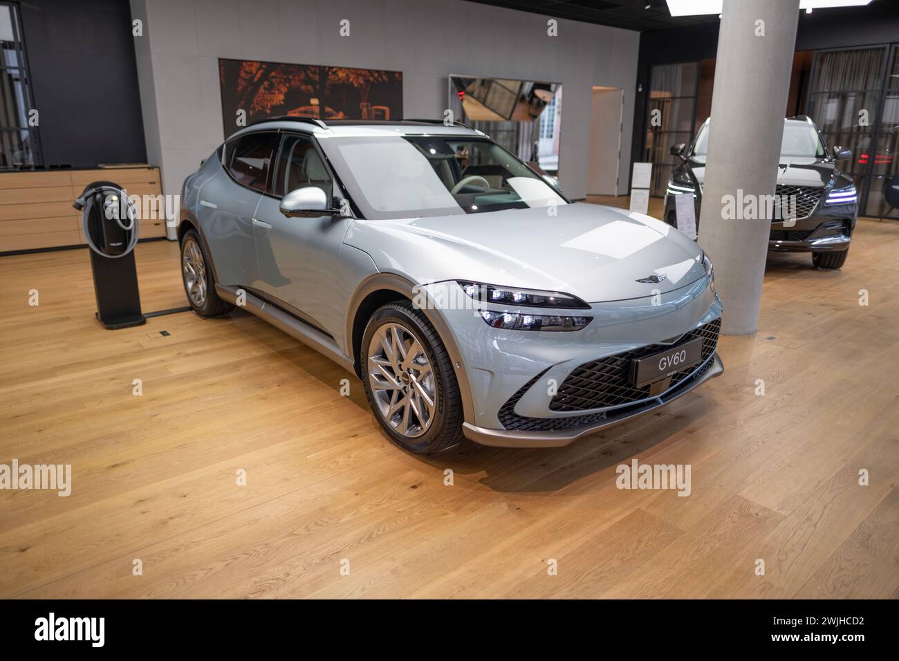 new Genesis GV60 Electric Car, all-electric SUV korean Hyundai Motors ...