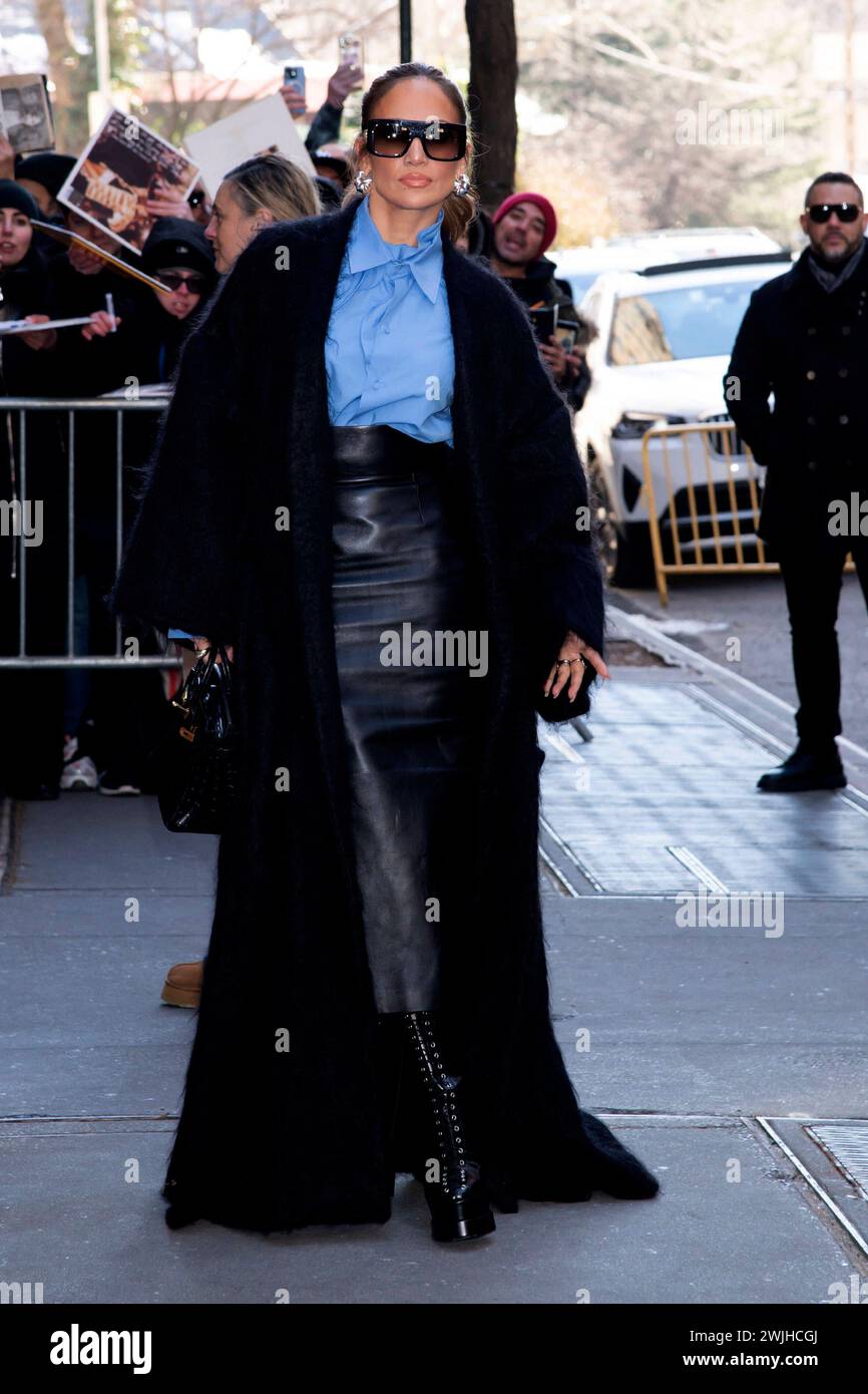 Jennifer Lopez bei der Ankunft zur Aufzeichnung der ABC Talkshow The ...