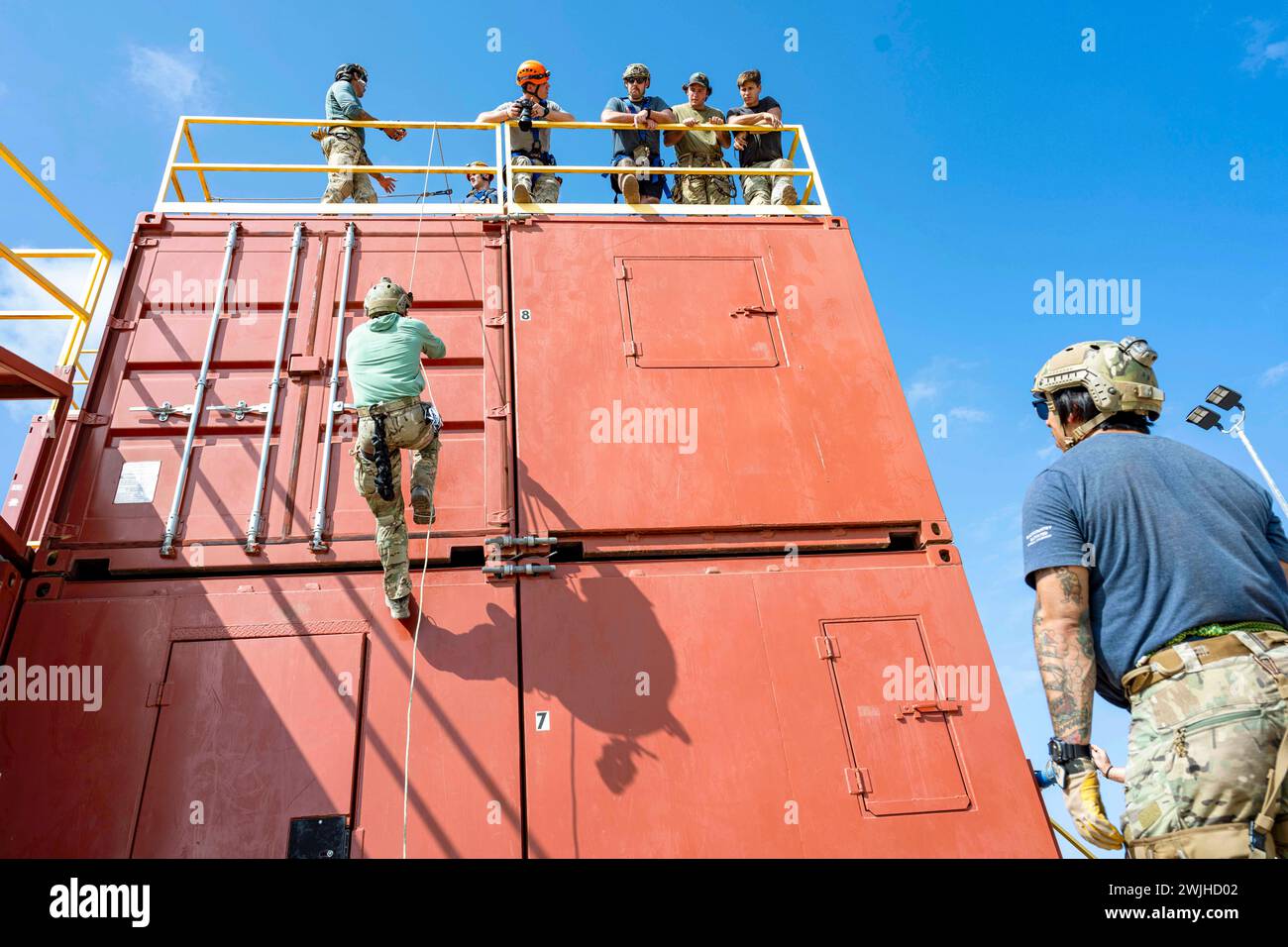Camp Lemonnier, Djibouti. 30th Jan, 2024. U.S. Air Force pararescuemen ...