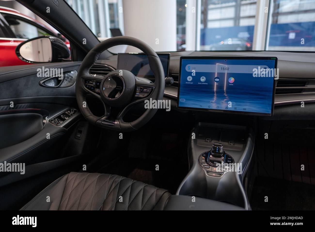 steering wheel, Interior, cockpit of BYD Seal 2024 Electric Car, SUV ...