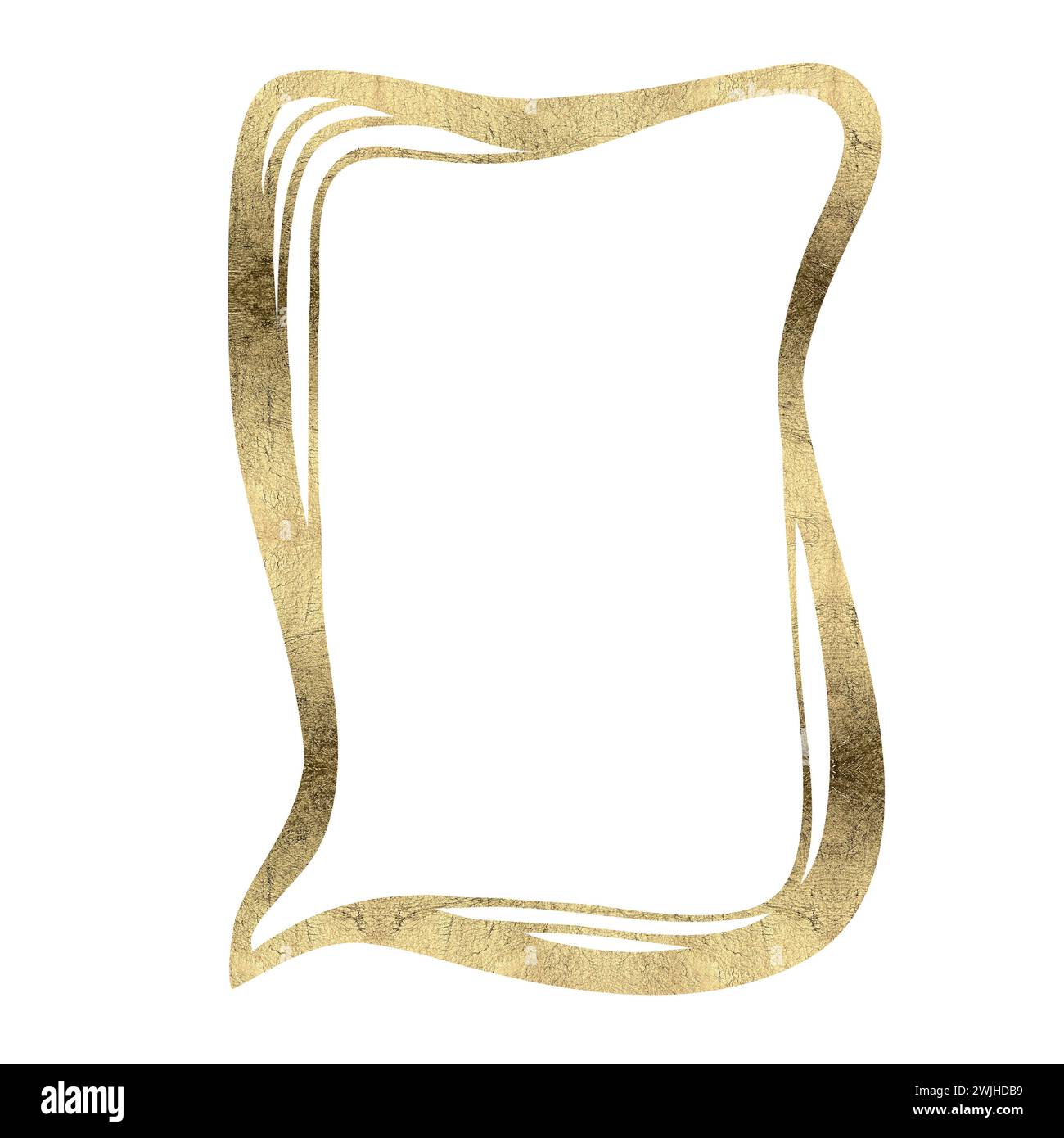 Gold frame clipart hi-res stock photography and images - Alamy