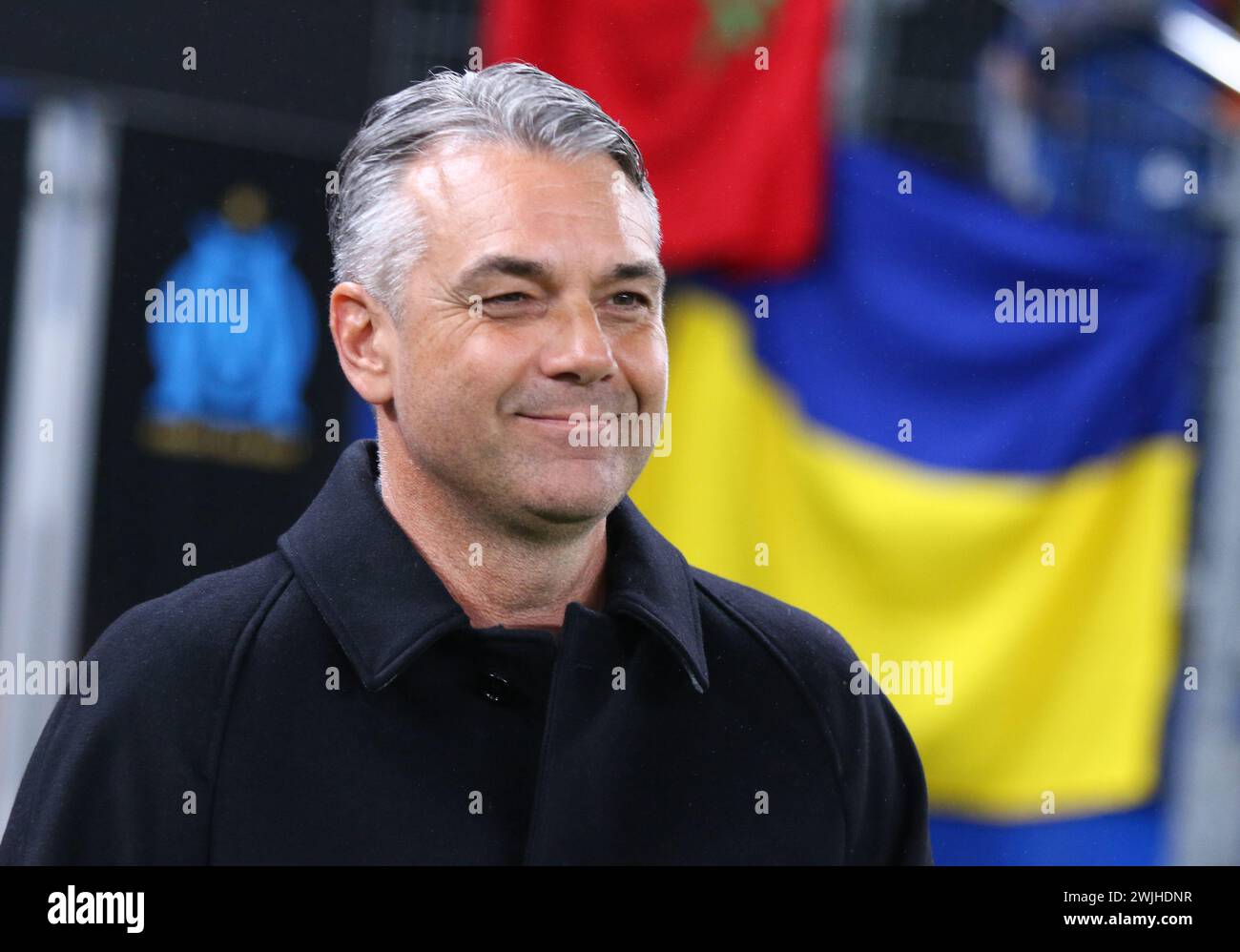 Hamburg, Germany - February 15, 2024: Shakhtar Donetsk manager Marino ...