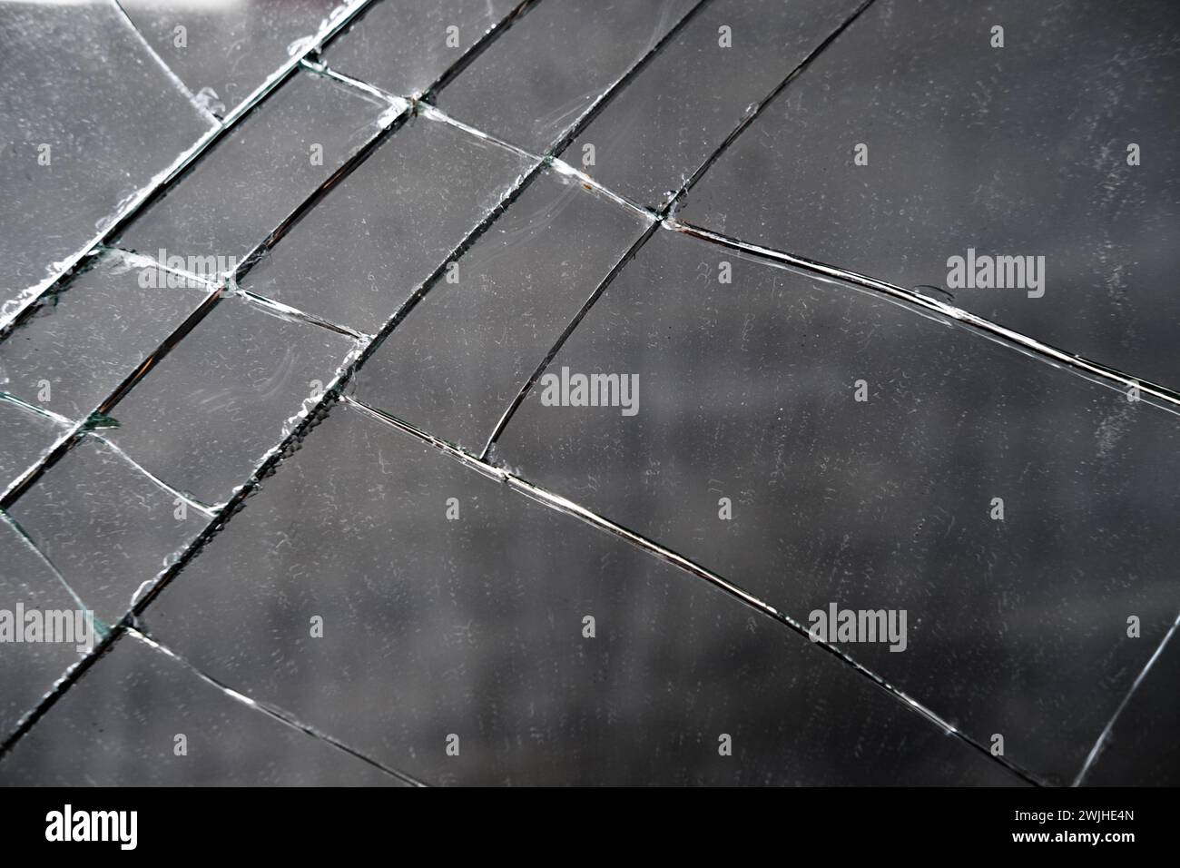 cracks texture of broken mirror, glass, Metaphor for shattered, Broken ...