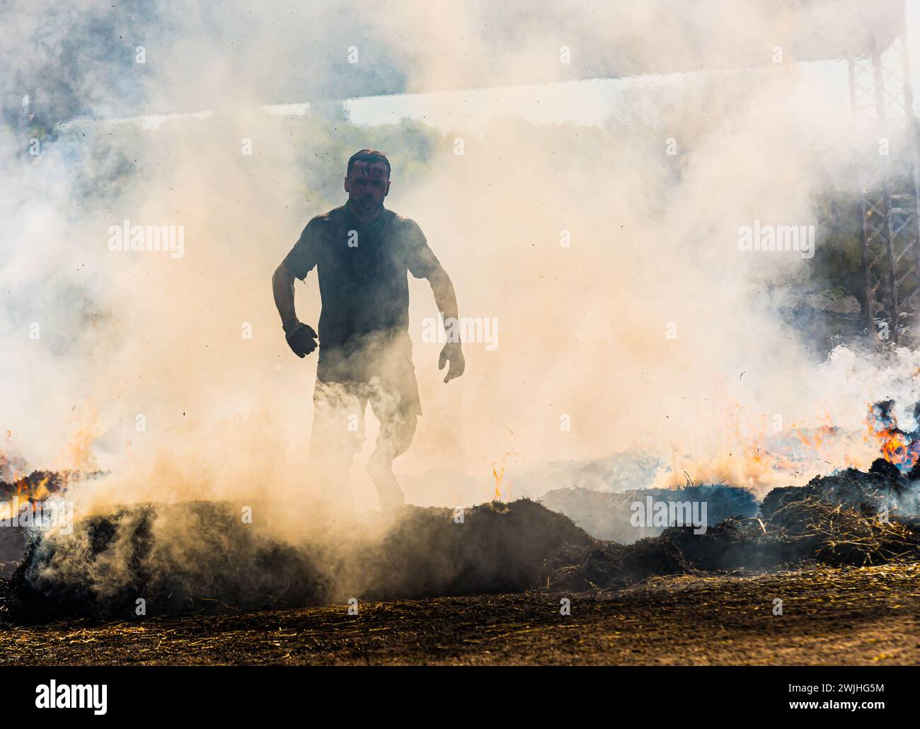 Man riding horse through water hi-res stock photography and images - Alamy