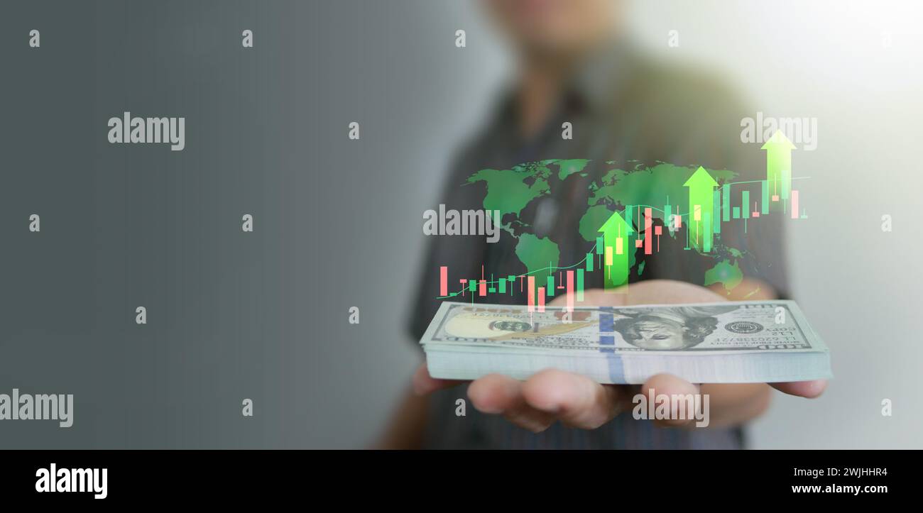 Concept rise world economy hi-res stock photography and images - Alamy