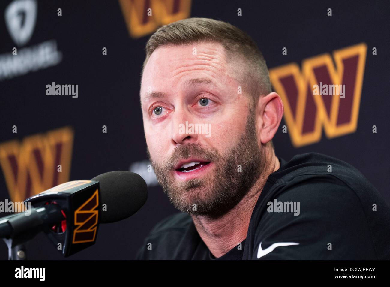 Washington Commanders new offensive coordinator Kliff Kingsbury, speaks ...