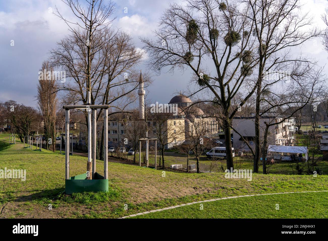 New Friedrich Park in Duisburg-Marxloh, on the site of the former ...