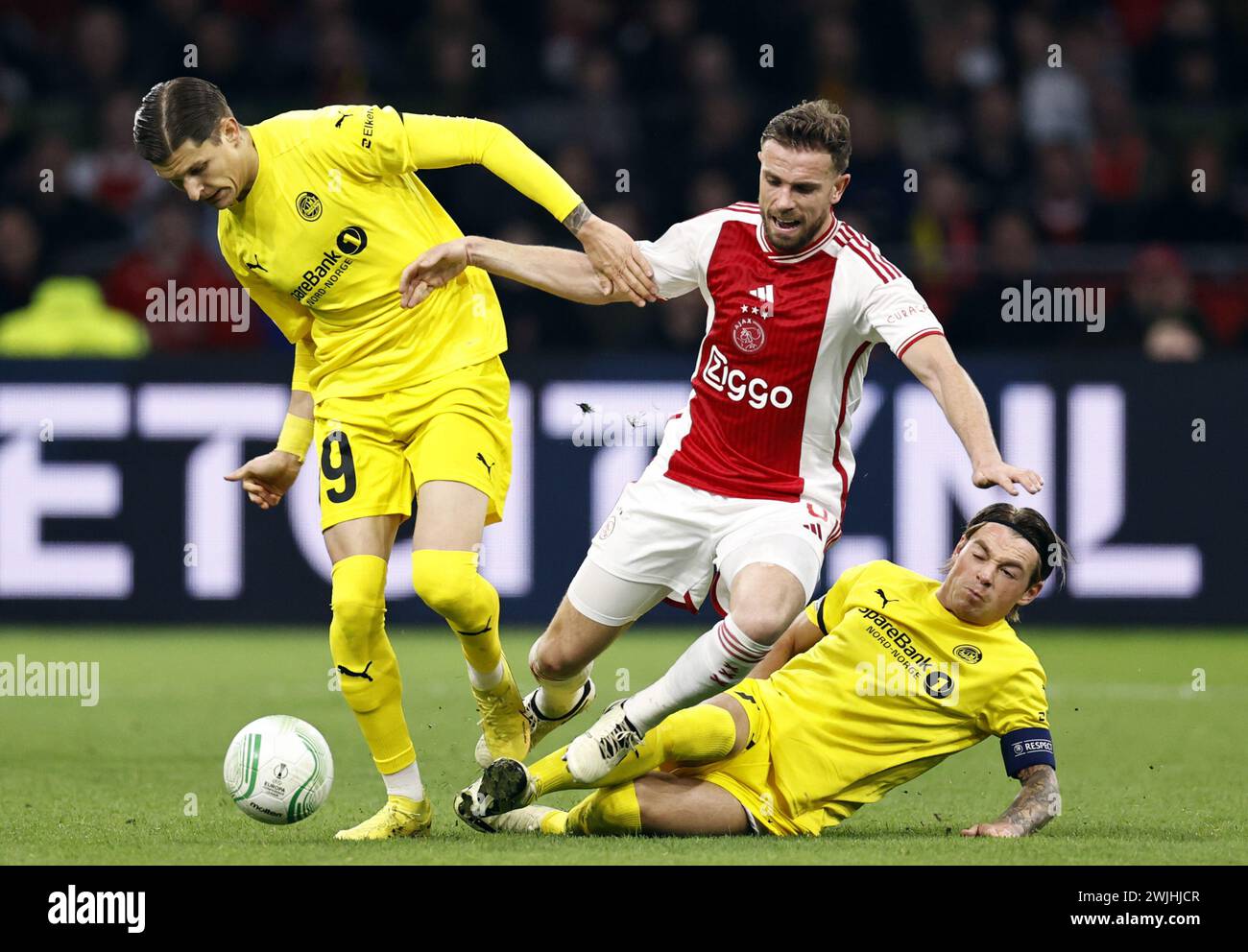 AMSTERDAM - (l-r) Sondre Brunstad Fet of FK Bodø/Glimt, Jordan ...