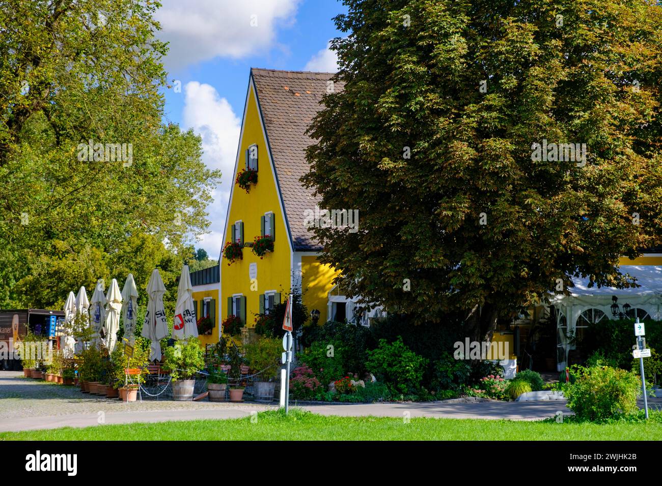Gasthof Tafernwirtschaft zum Haderecker, near Olching, Dachauer Moos ...