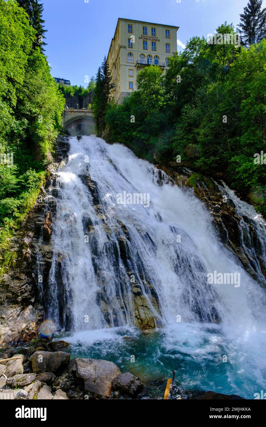 Waterfall in Bad Gastein, Gastein Valley, Salzburger Land, Austria ...