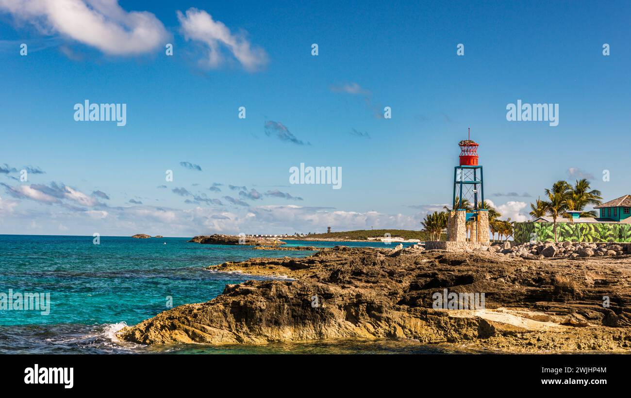 Bahamas Coco Cay Caribbean Island - Luxury beach oasis Stock Photo - Alamy