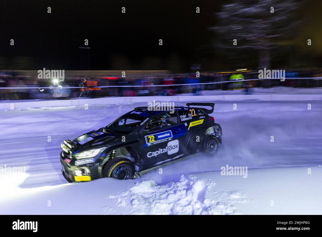 22 PAJARI Sami, MALKONEN Enni, Toyota Yaris Rally2, action during the ...