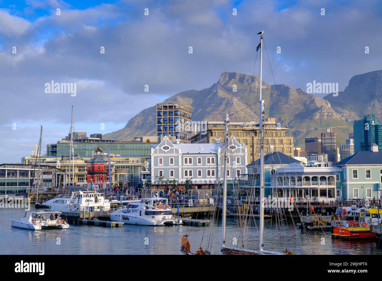 Harbour, boats, dockyard and harbour district, Victoria & Alfred ...