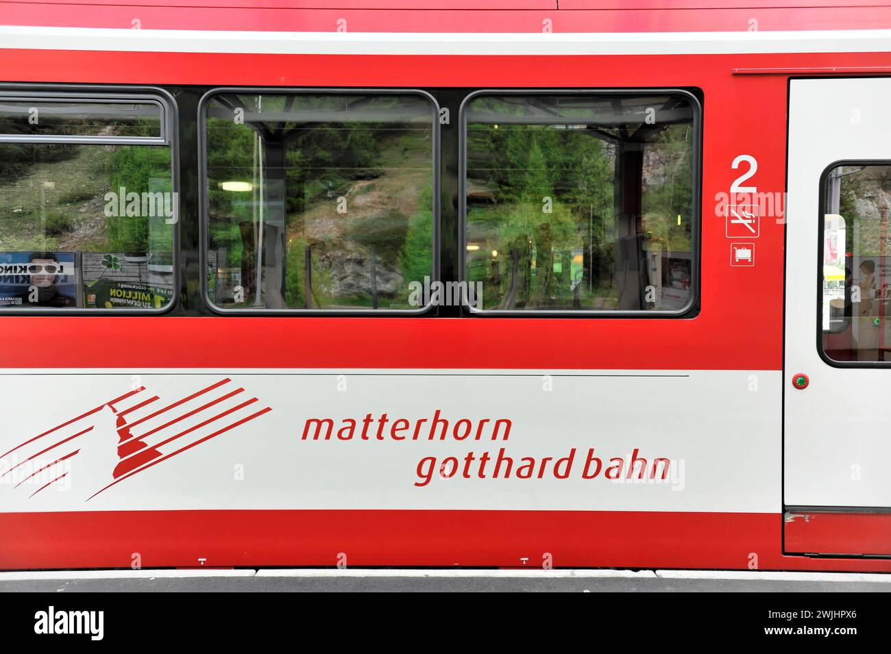 Zermatt train station hi-res stock photography and images - Alamy