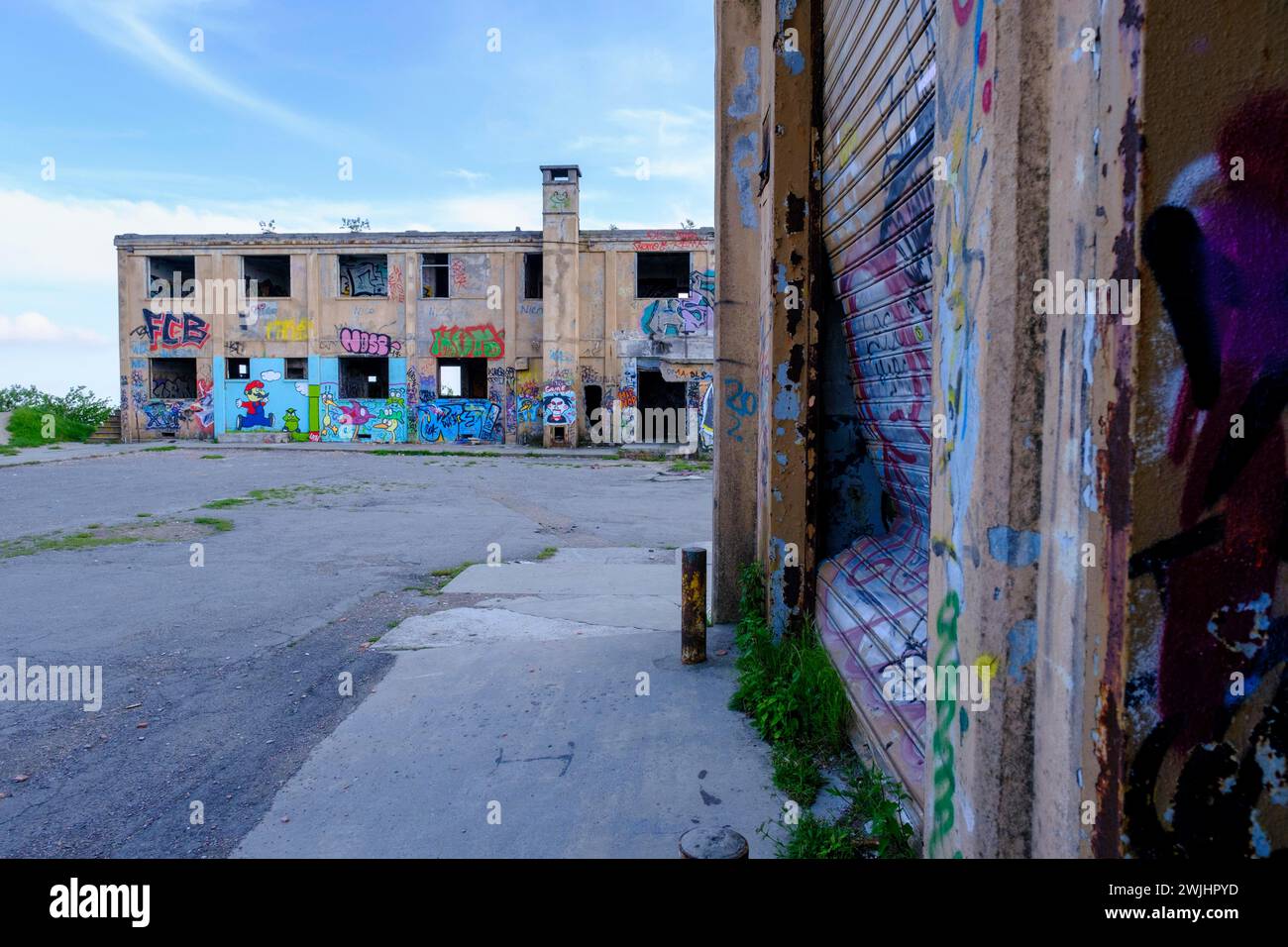 Nato Base, in the Maritime Alps, Calice Ligure, Finale Ligure, Liguria ...