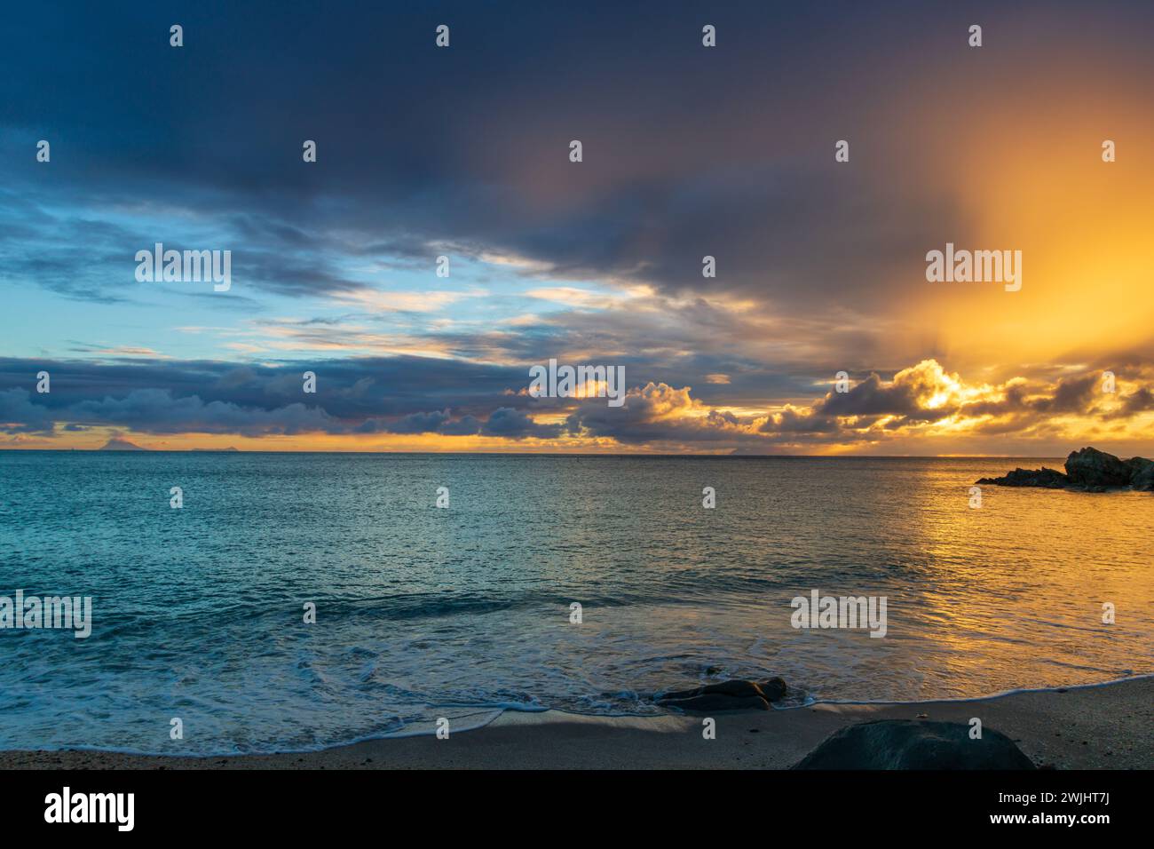 Shell beach french west indies hi-res stock photography and images - Alamy