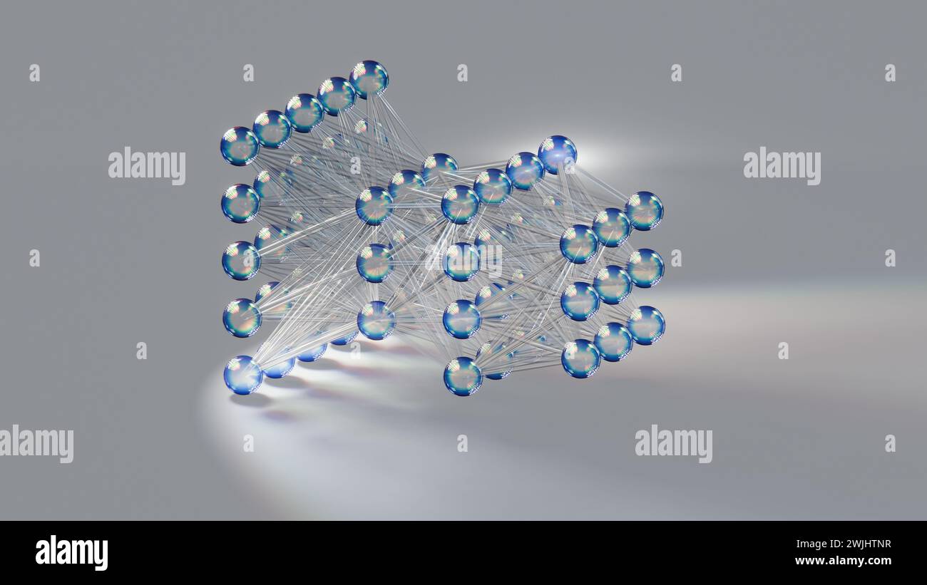 Futuristic Representation of a Neural Network with Hidden Layers Stock ... Futuristic Representation of a Neural Network with Hidden Layers Stock ...