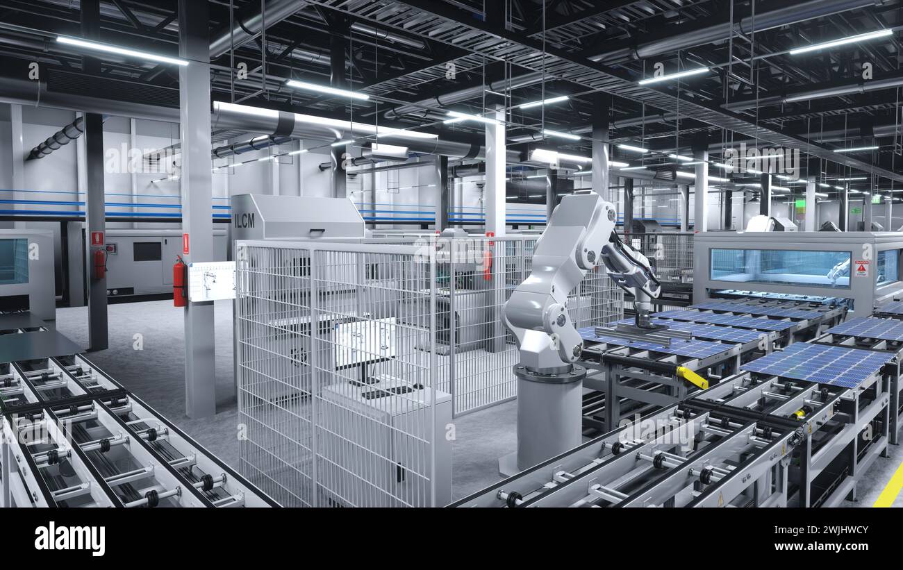 Solar cell manufacturing machine hi-res stock photography and images ...