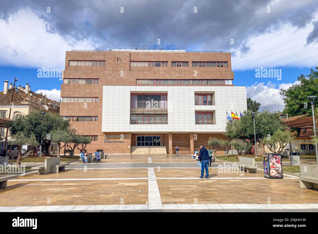 FUENGIROLA, SPAIN - FEBRUARY 17, 2024: Town Hall in Fuengirola, Spain on February 17, 2024 Stock ...