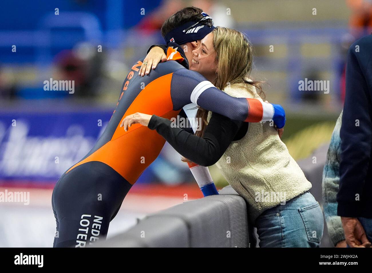 Calgary, Canada. 15th Feb, 2024. CALGARY, CANADA - FEBRUARY 15: Patrick ...