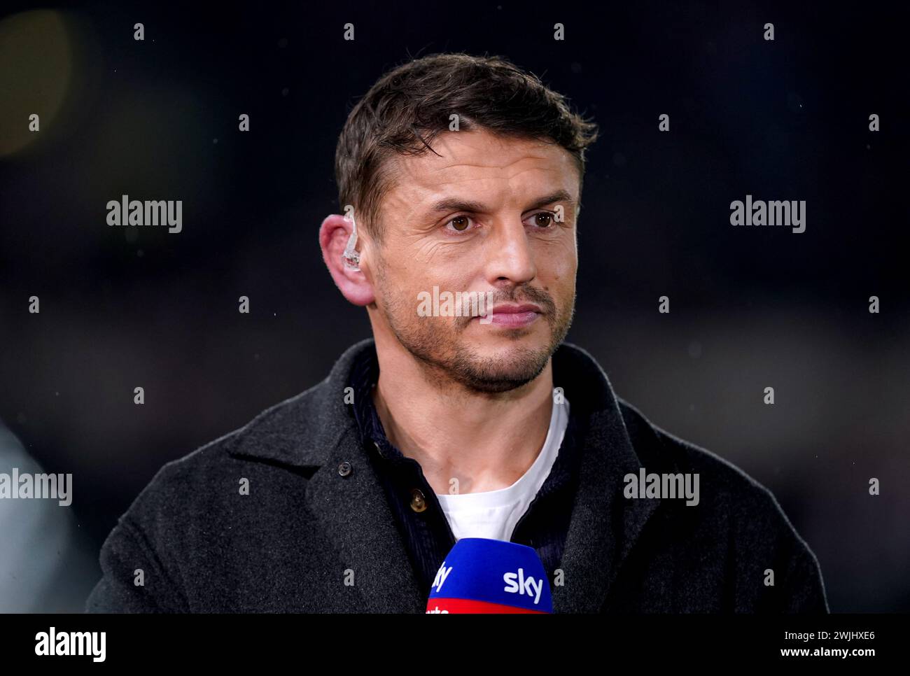 Former Rugby player Jon Wilkin ahead of the Betfred Super League match ...