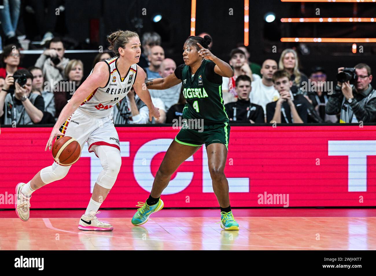 Antwerp, Belgium. 11th Feb, 2024. Emma Meesseman of Belgium and ...