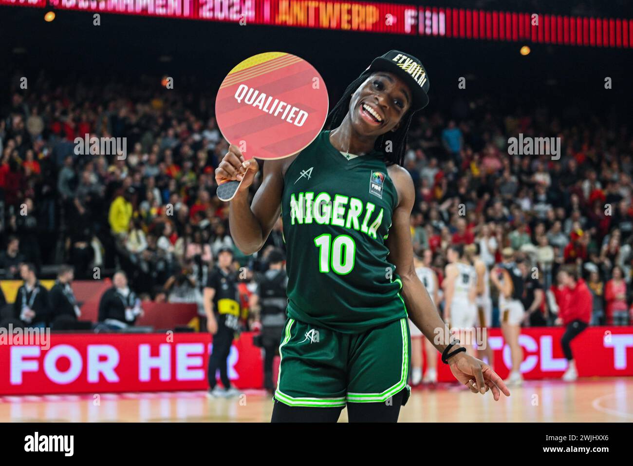 Antwerp, Belgium. 11th Feb, 2024. Nigeria and Promise Amukamara of ...