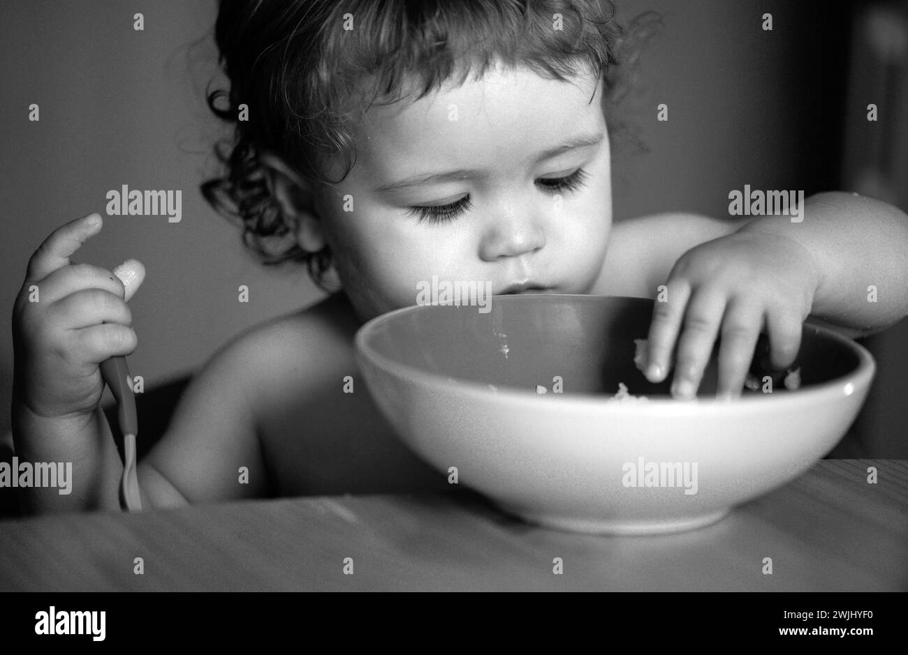 Dessert after meal Black and White Stock Photos & Images - Alamy