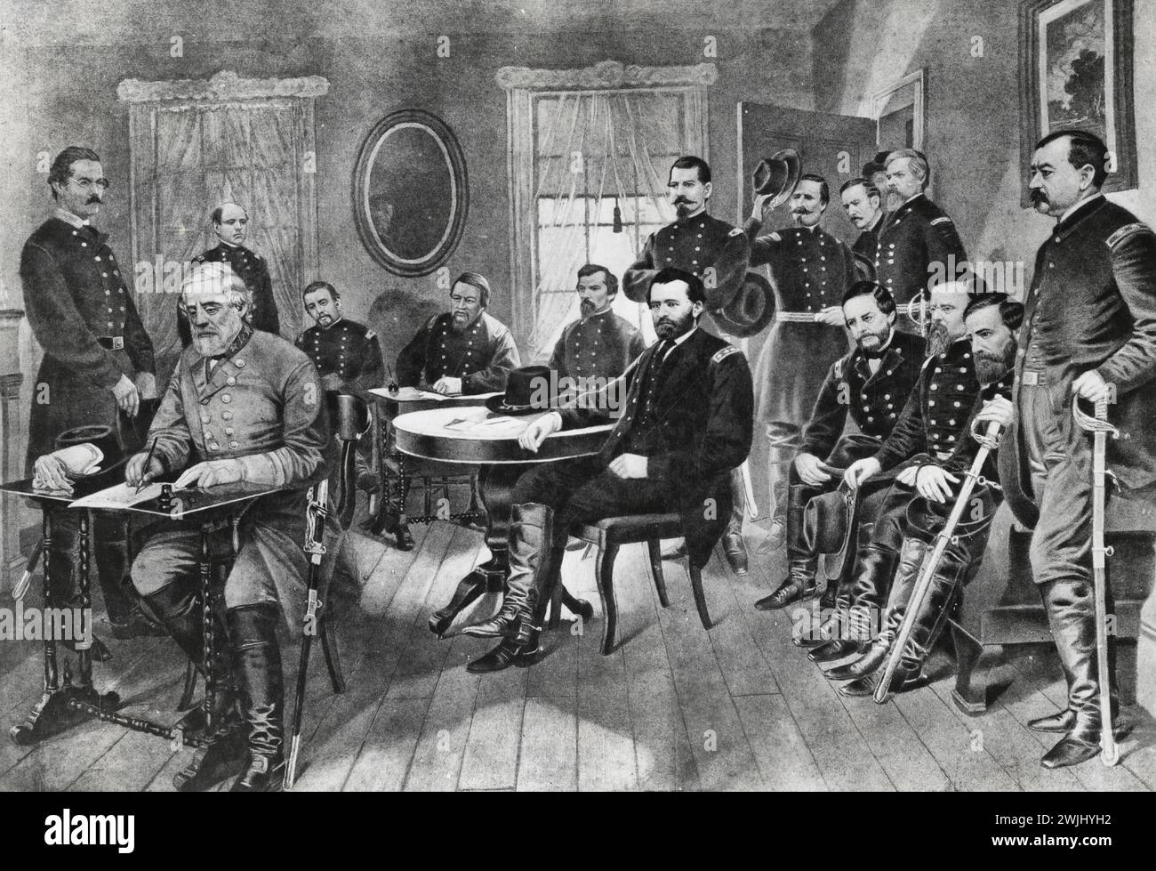 Photographic Reproduction of a Painting of General Robert E. Lee ...