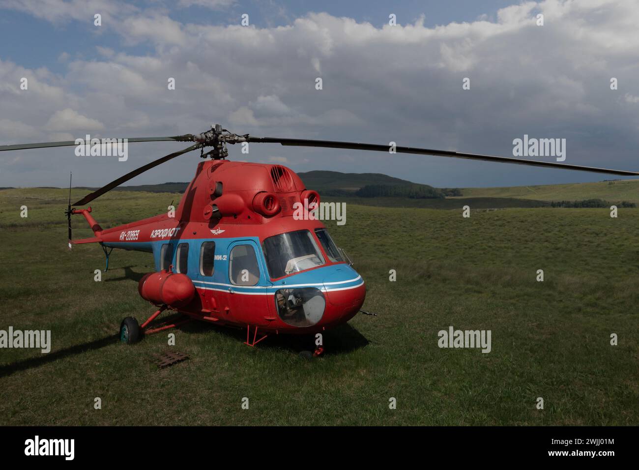 Soviet Mil Mi-2 in Moscow, Russia Stock Photo - Alamy