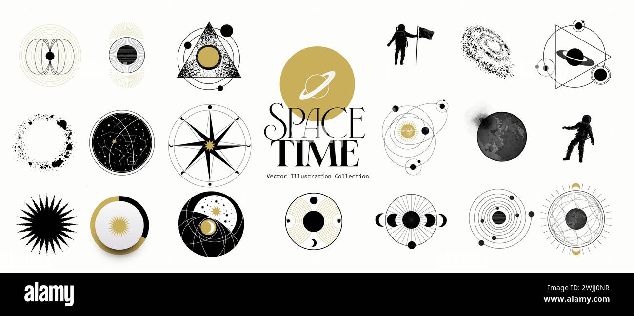 A collection of astrology and mystical astronomy space navigation ...