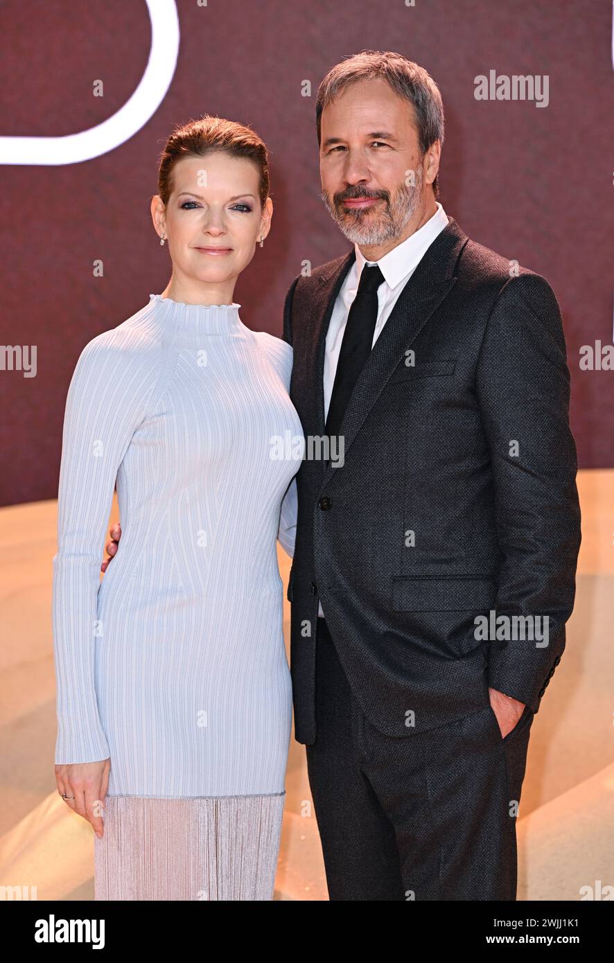 London, UK. February 15th, 2024. Denis Villeneuve and Tanya Lapointe ...