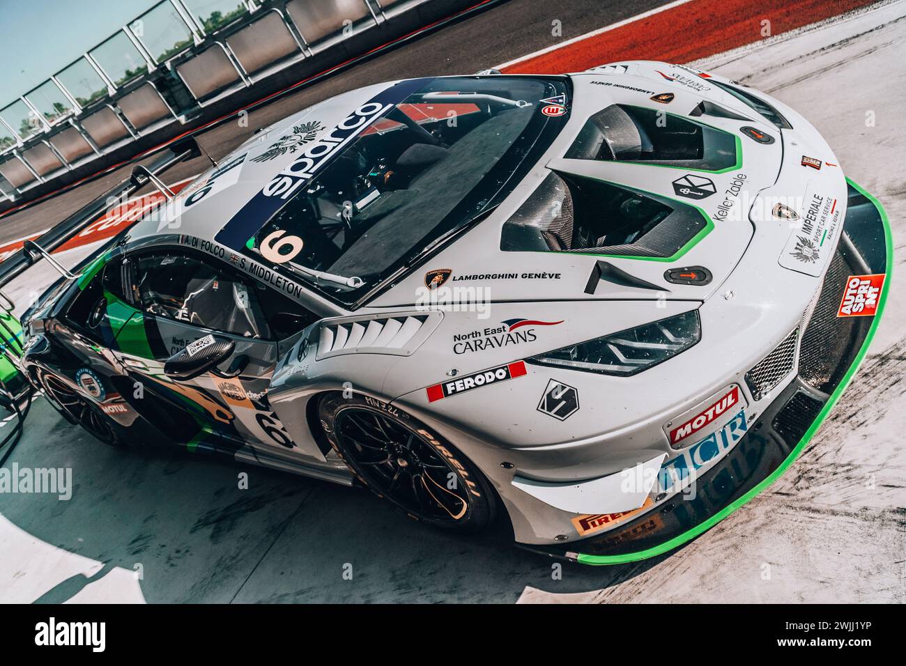 Lamborghini Racing Photoshooting at Cremona Circuit Stock Photo - Alamy