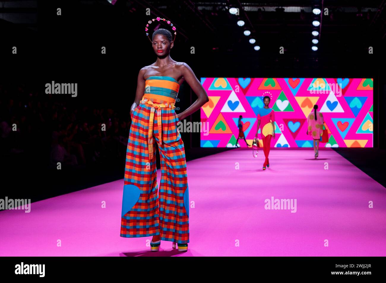 Madrid, Madrid, Spain. 15th Feb, 2024. New collection of designer AGATA ...