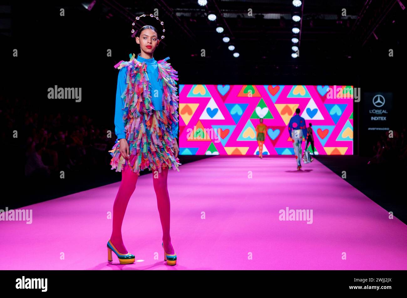 Madrid, Madrid, Spain. 15th Feb, 2024. New collection of designer AGATA ...