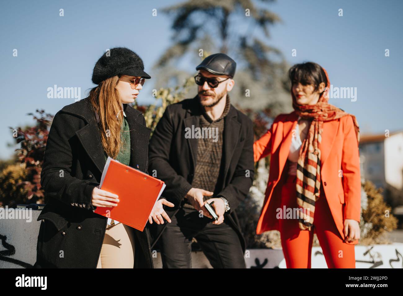 A multicultural group of entrepreneurs engaging in a business meeting ...