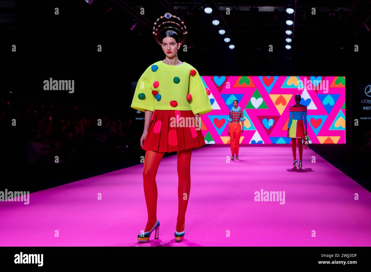 Madrid, Madrid, Spain. 15th Feb, 2024. New collection of designer AGATA ...