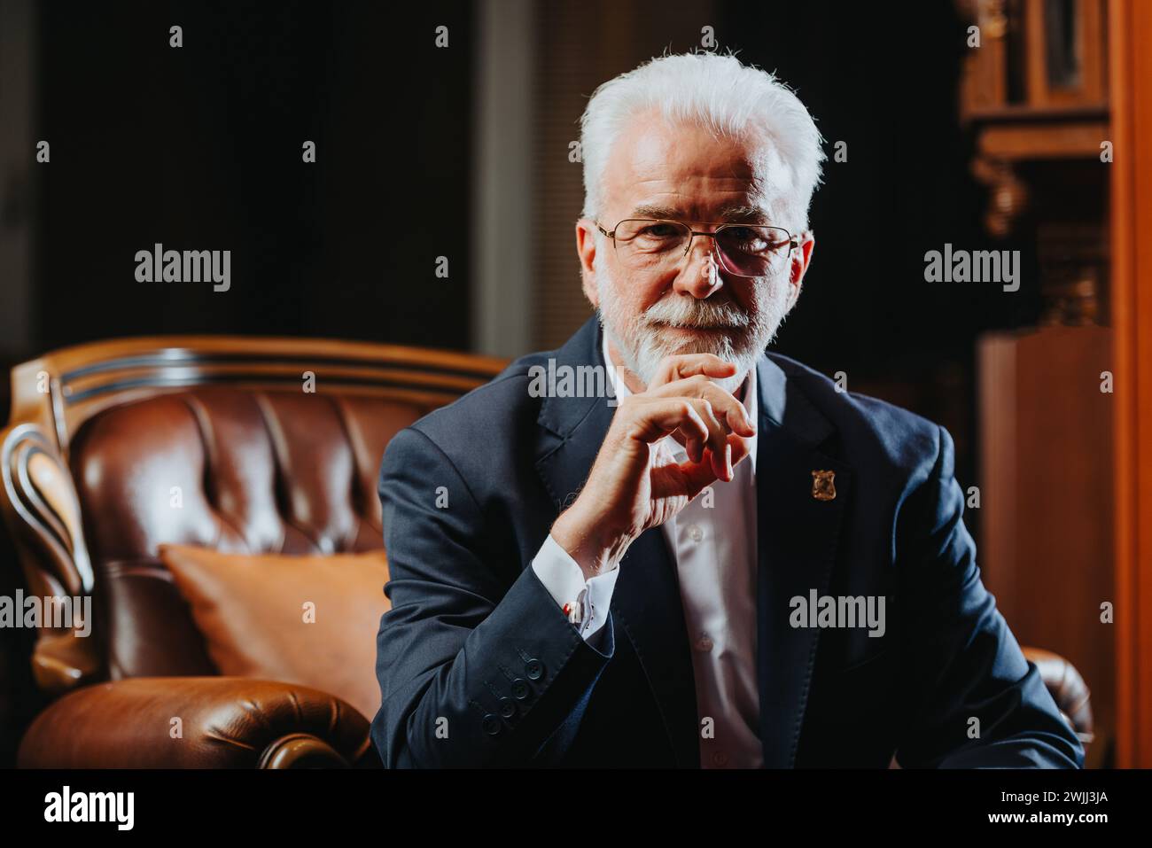 Confident successful university rector hi-res stock photography and ...