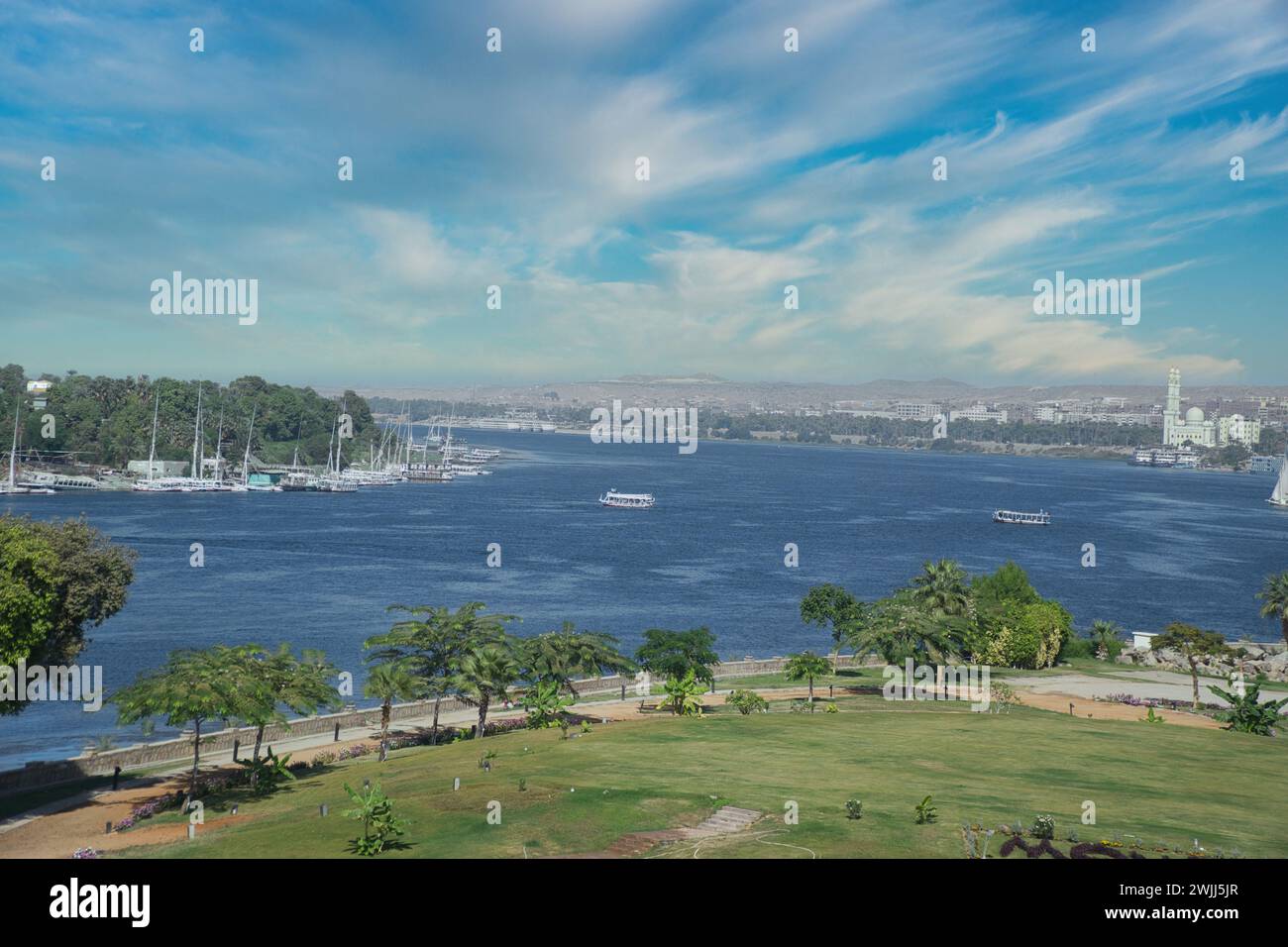 Panoramic view of landscape, flora and fauna around the world largest ...