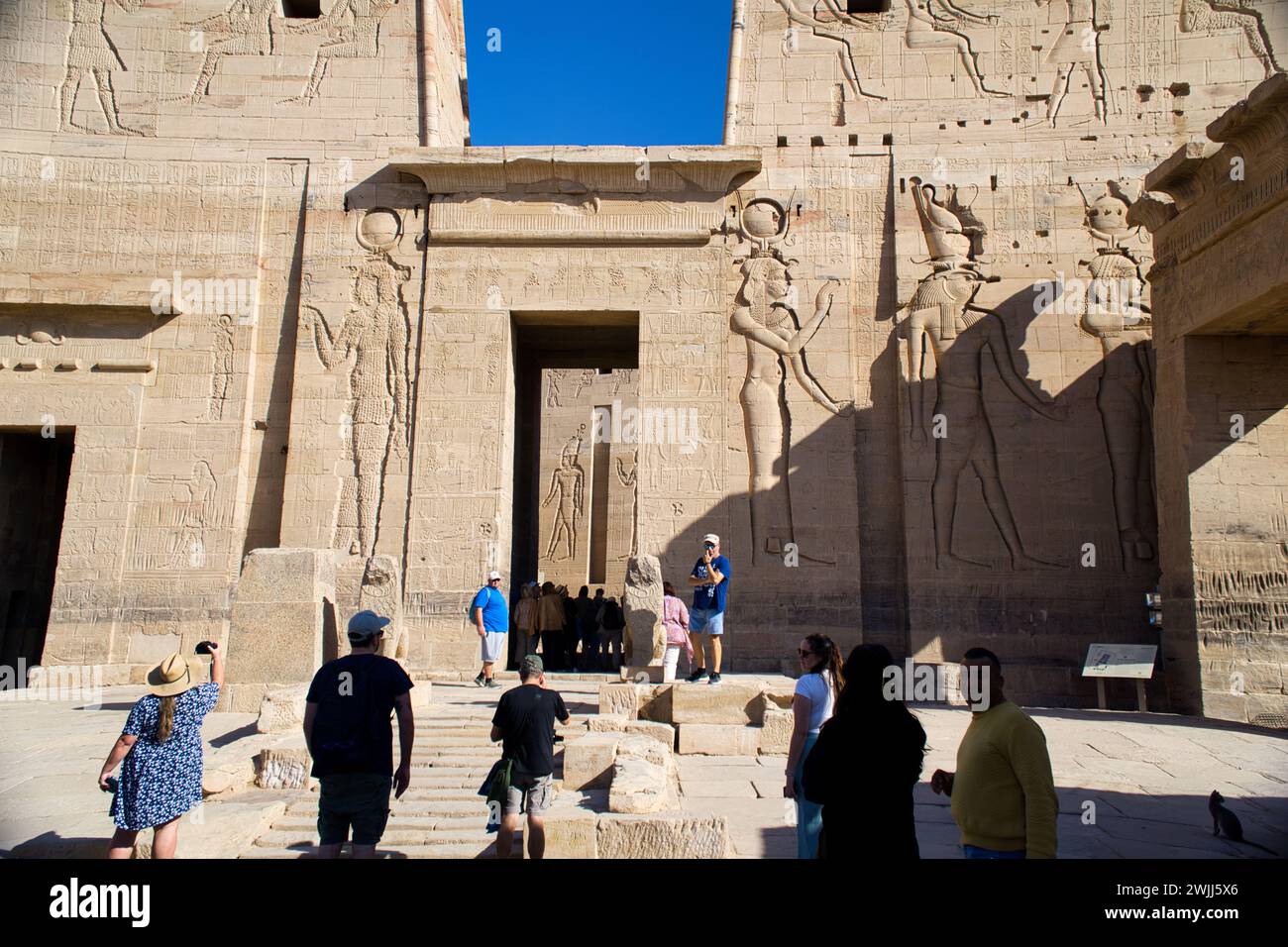 Aswan, Egypt: November 20,2022-The beautiful temple of Philae and the ...