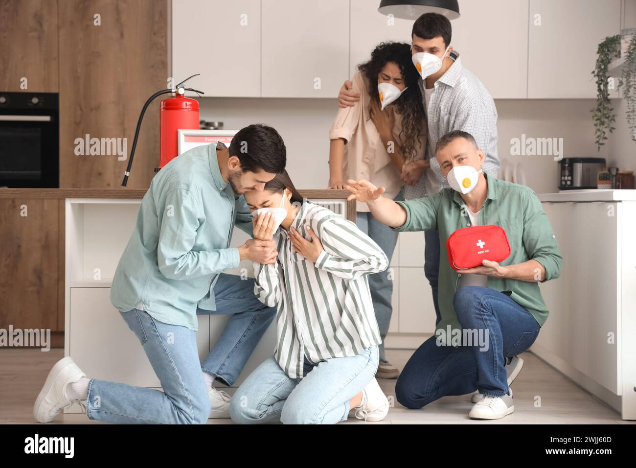 Choking first aid hi-res stock photography and images - Alamy