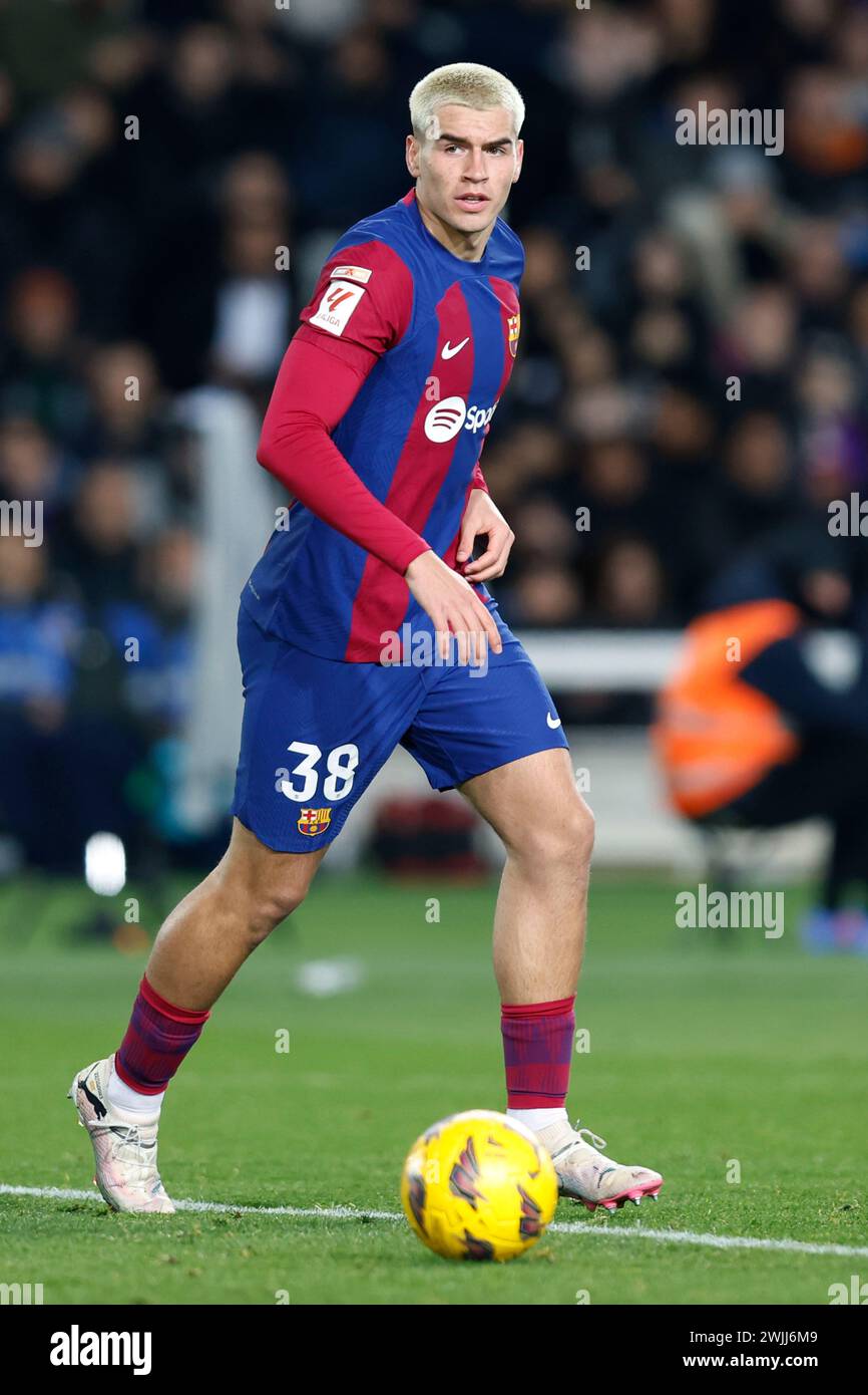 Barcelona, Spain. Credit: D. 11th Feb, 2024. Marc Guiu (Barcelona ...