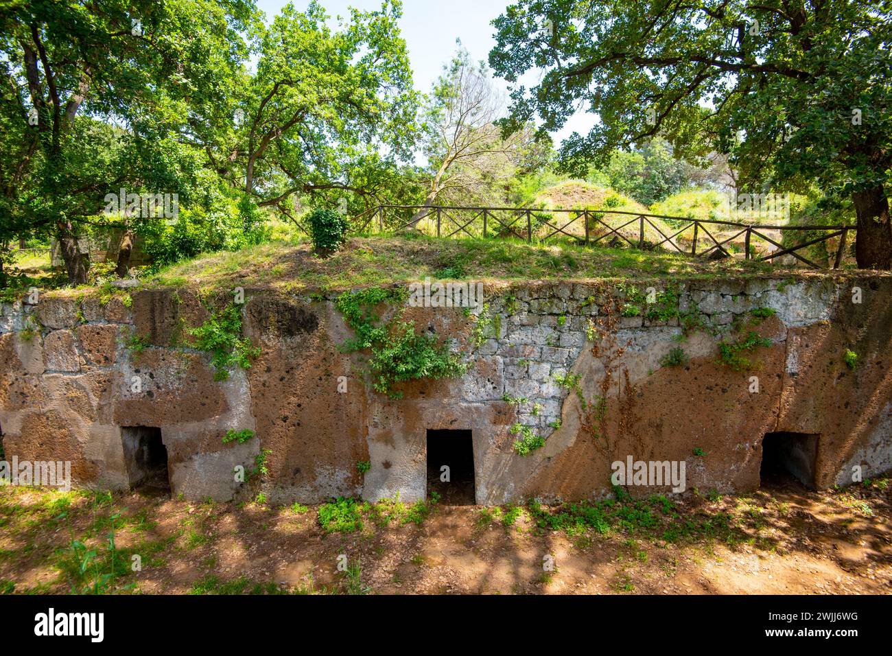 Necropolis Banditaccia - Cerveteri - Italy Stock Photo - Alamy