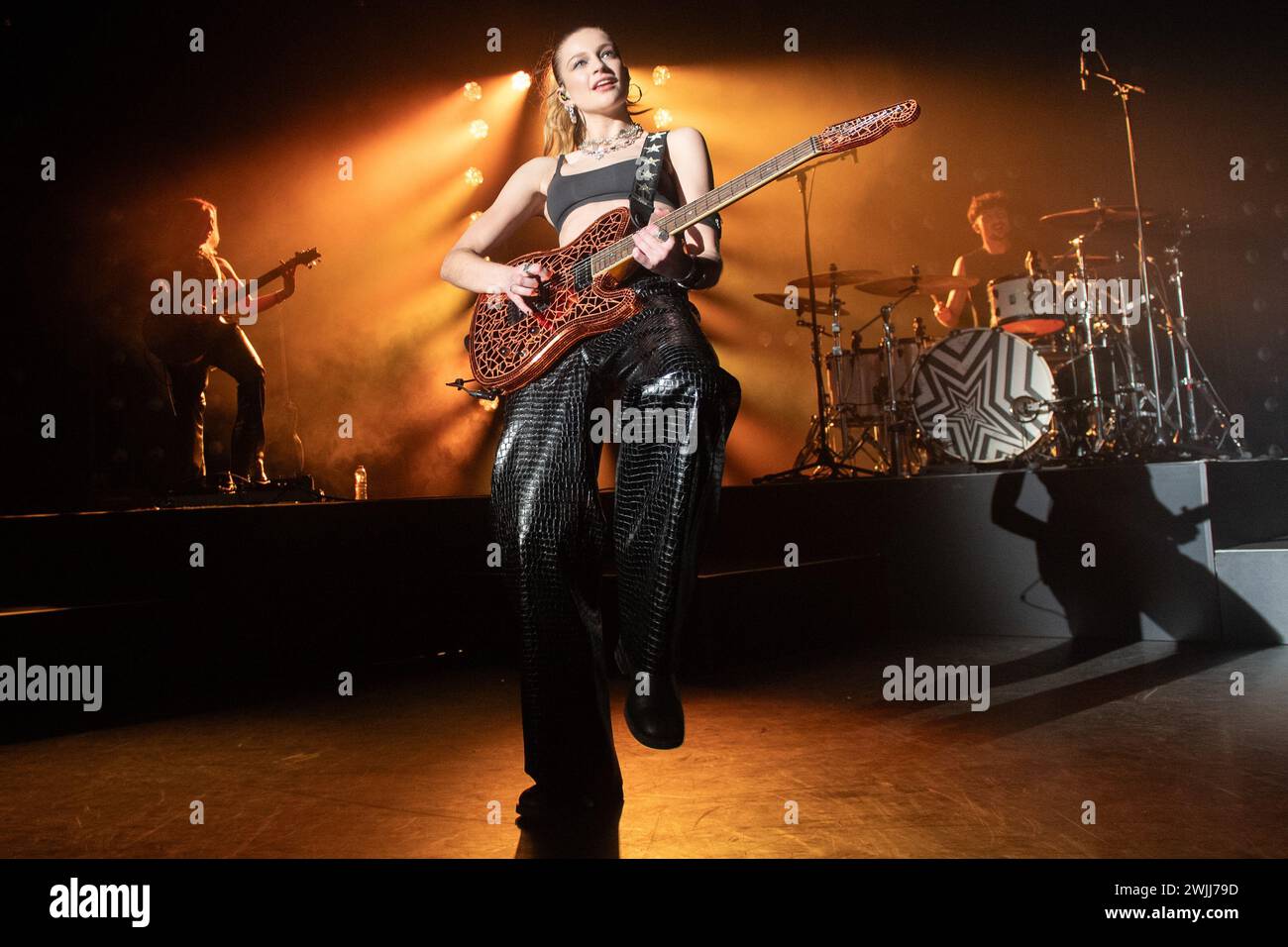 English singer songwriter dylan aka natasha woods hi-res stock ...