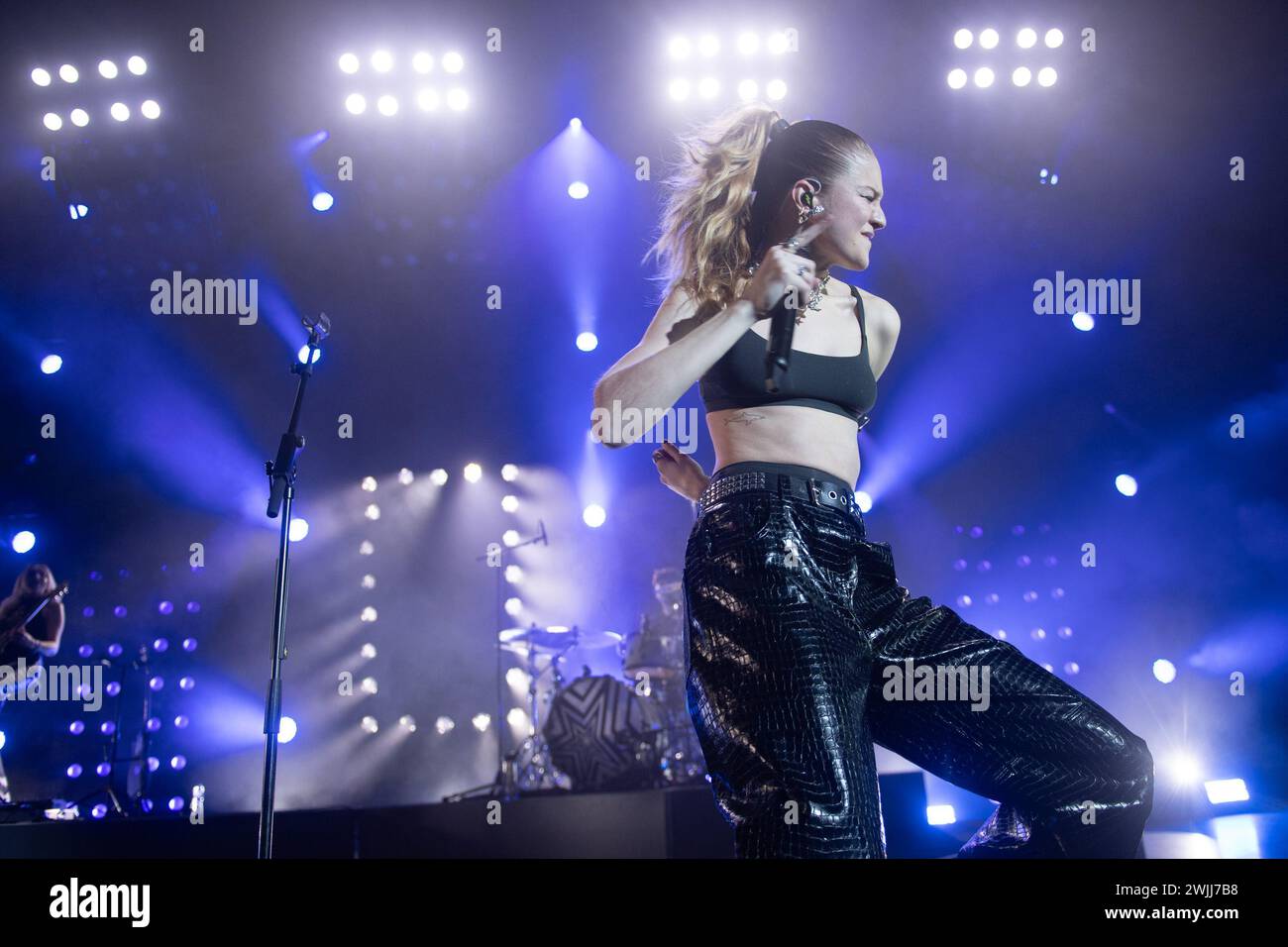 London, UK. 15 Feb 2024. English singer-songwriter Dylan aka Natasha ...