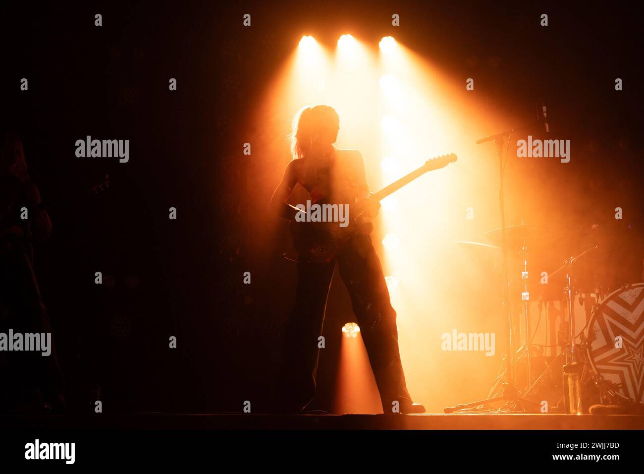 London, UK. 15 Feb 2024. English singer-songwriter Dylan aka Natasha ...