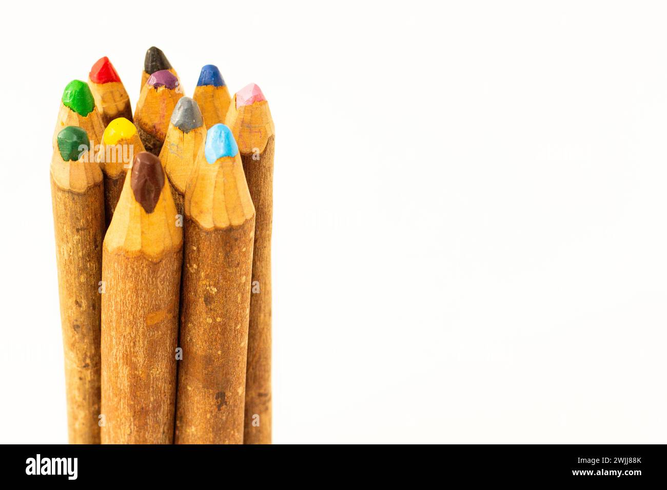 SPECTACULAR AND ADORABLE CRAFTSMANSHIP COLORED CRAYONS RUSTICALLY MADE ...