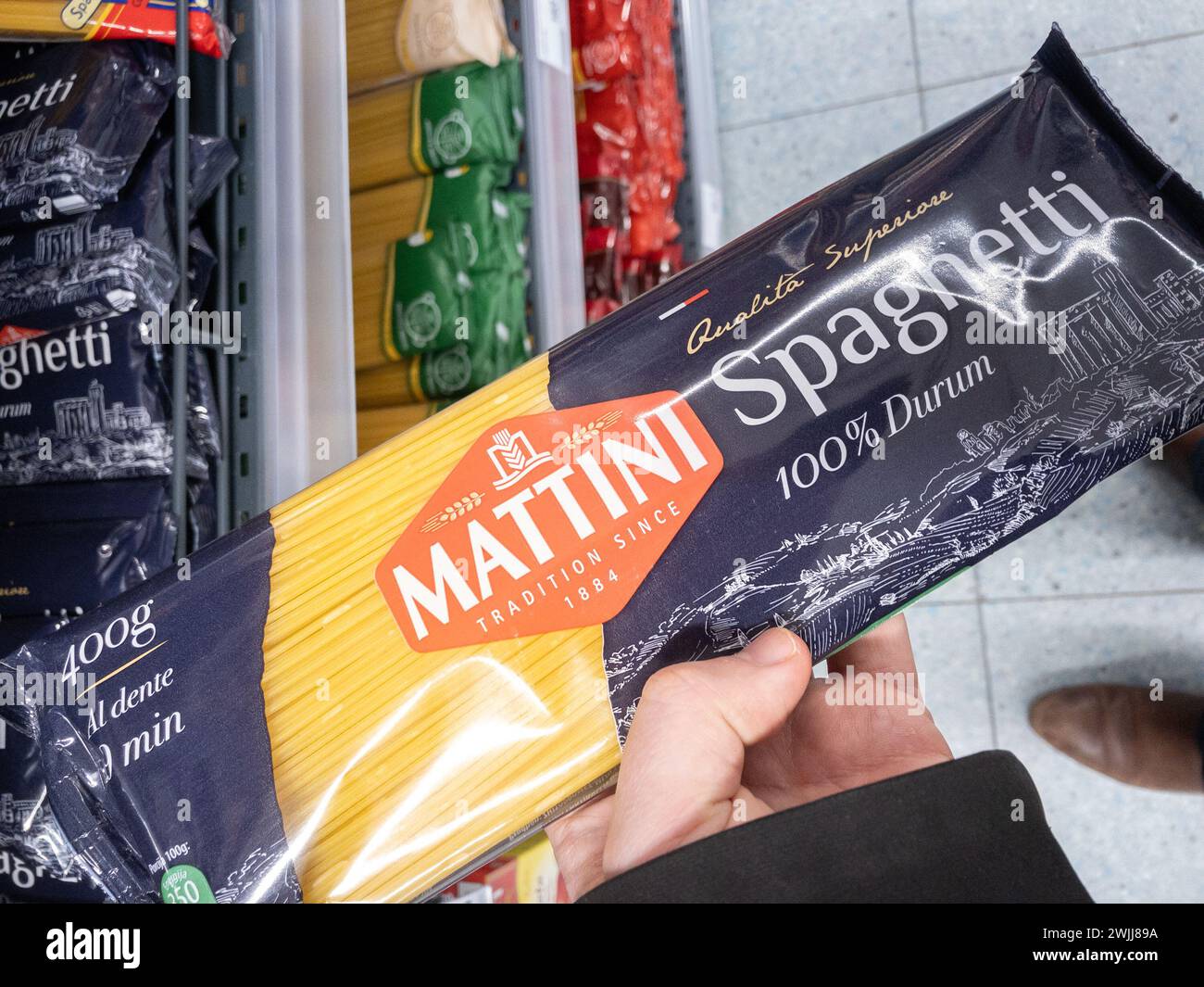 Spaghetti logo hi-res stock photography and images - Alamy