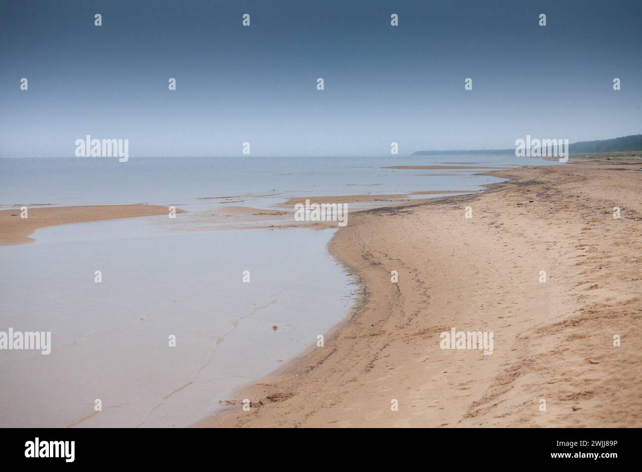 Picture of the Baltic sea on the beach of Garciems in Latvia. Garciems ...